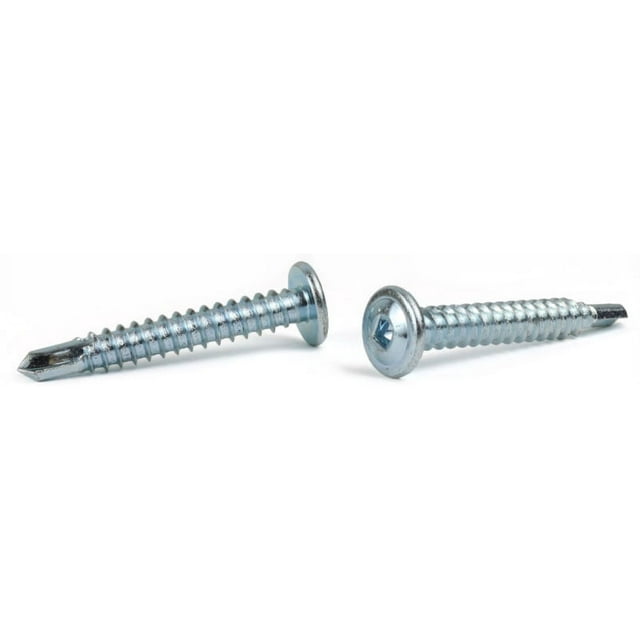#6 x 3/8" Self-Drilling Screws / Square / Modified Truss Head / Steel ...