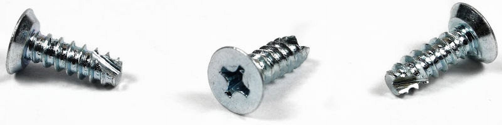 #6 x 3/8" Type 25 Thread Cutting Screws / Phillips / Flat Undercut Head ...