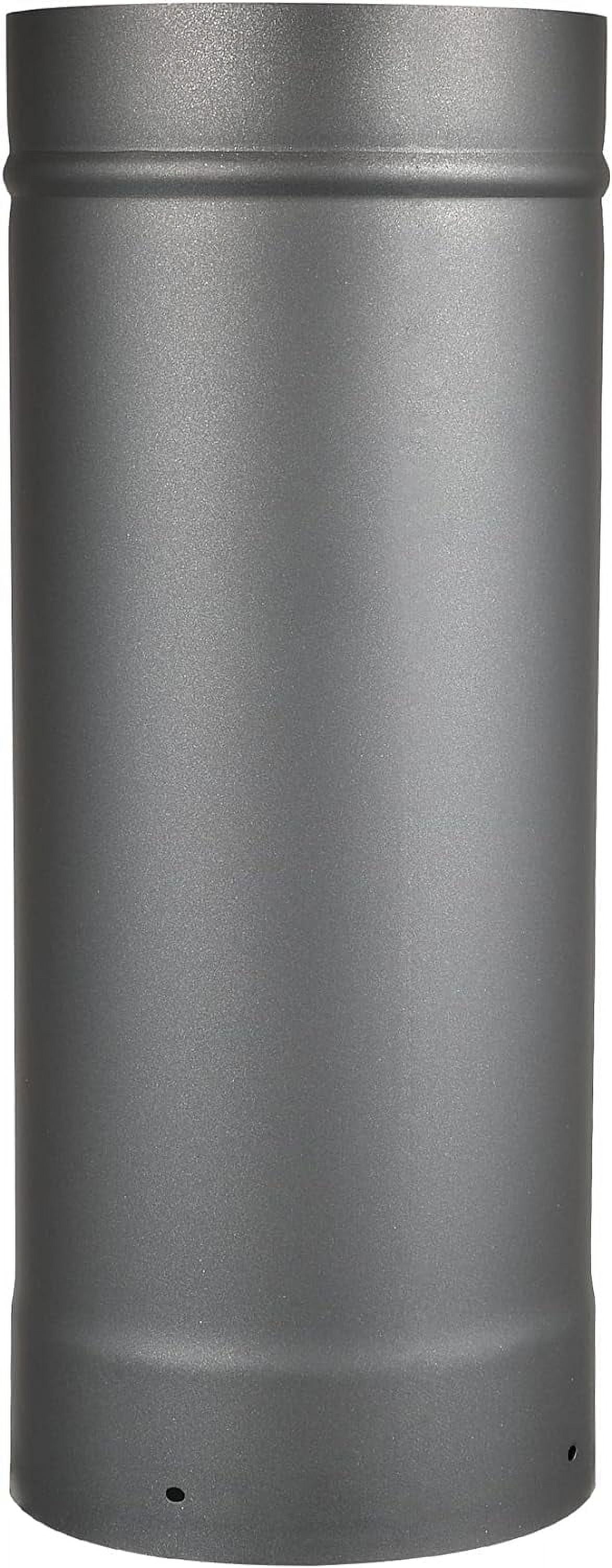6" x 36" Black Single Wall Stove Pipe - Walmart.com