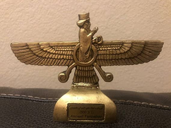 6” x 4” New Value Golden Hand Made Statue Sculpture of Syrus The Great ...