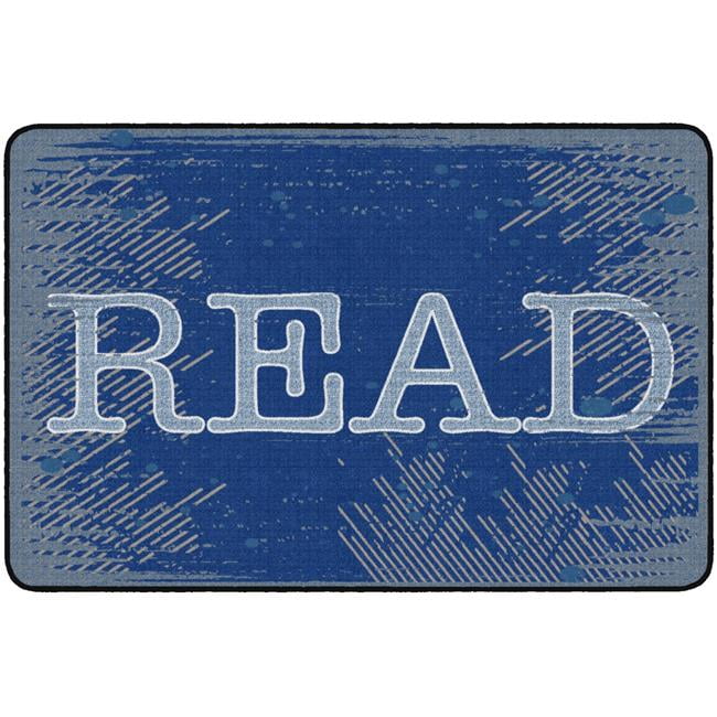 6 x 4 ft. Read School Library Rug, Blue - Rectangle - Walmart.com