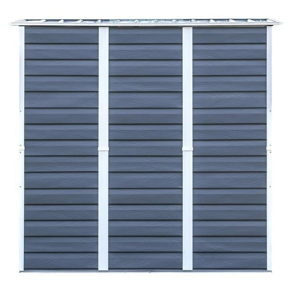 6 x 4 ft. Shed in A Box Galvanized Steel Storage Shed - Walmart.com