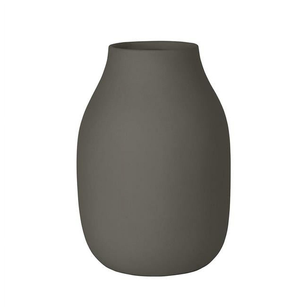 6 x 4 in. Colora Porcelain Vase, Steel Grey - Walmart.com