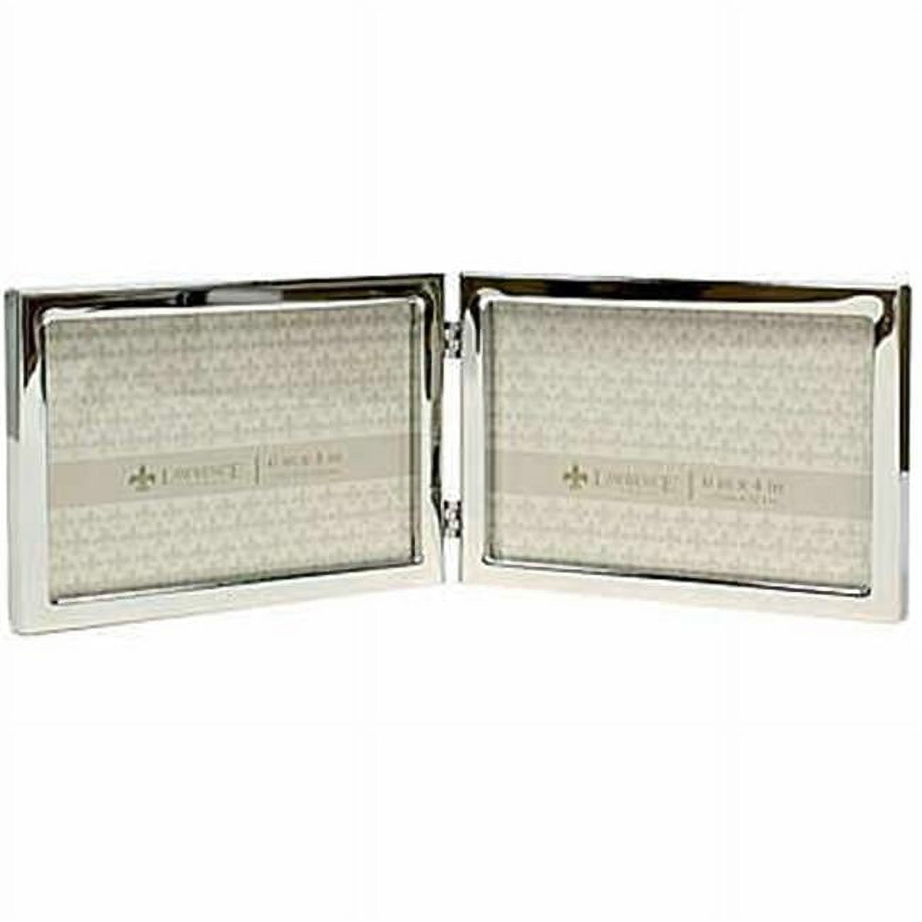 6 x 4 in. Hinged Double Picture Frame, Silver - Walmart.com