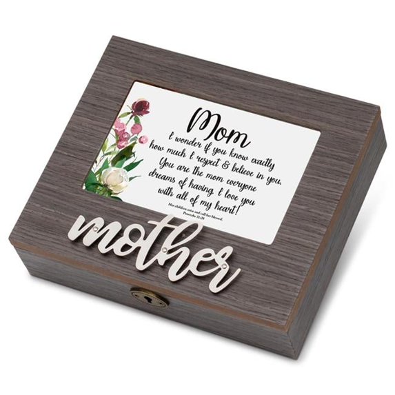 6 x 4 in. Mom, I Wonder If You Know Proverbs 31-28 Music Box - Walmart.com