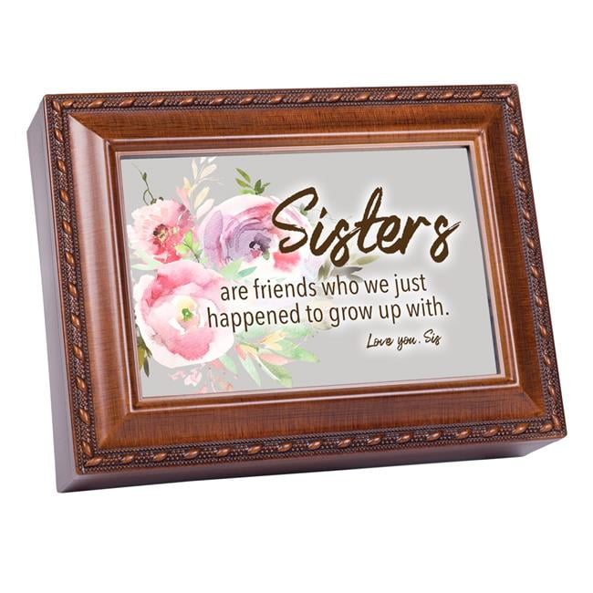 6 x 4 in. Sisters Are Friends Love You, Sister Music Box - Walmart.com