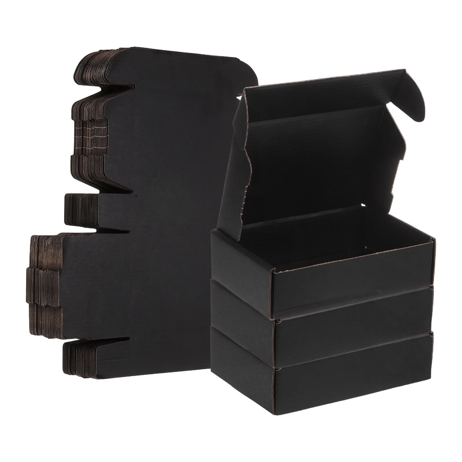 6 x 4 x 1.6 Inch Shipping Boxes, 30 Pack Color Corrugated Cardboard Box ...