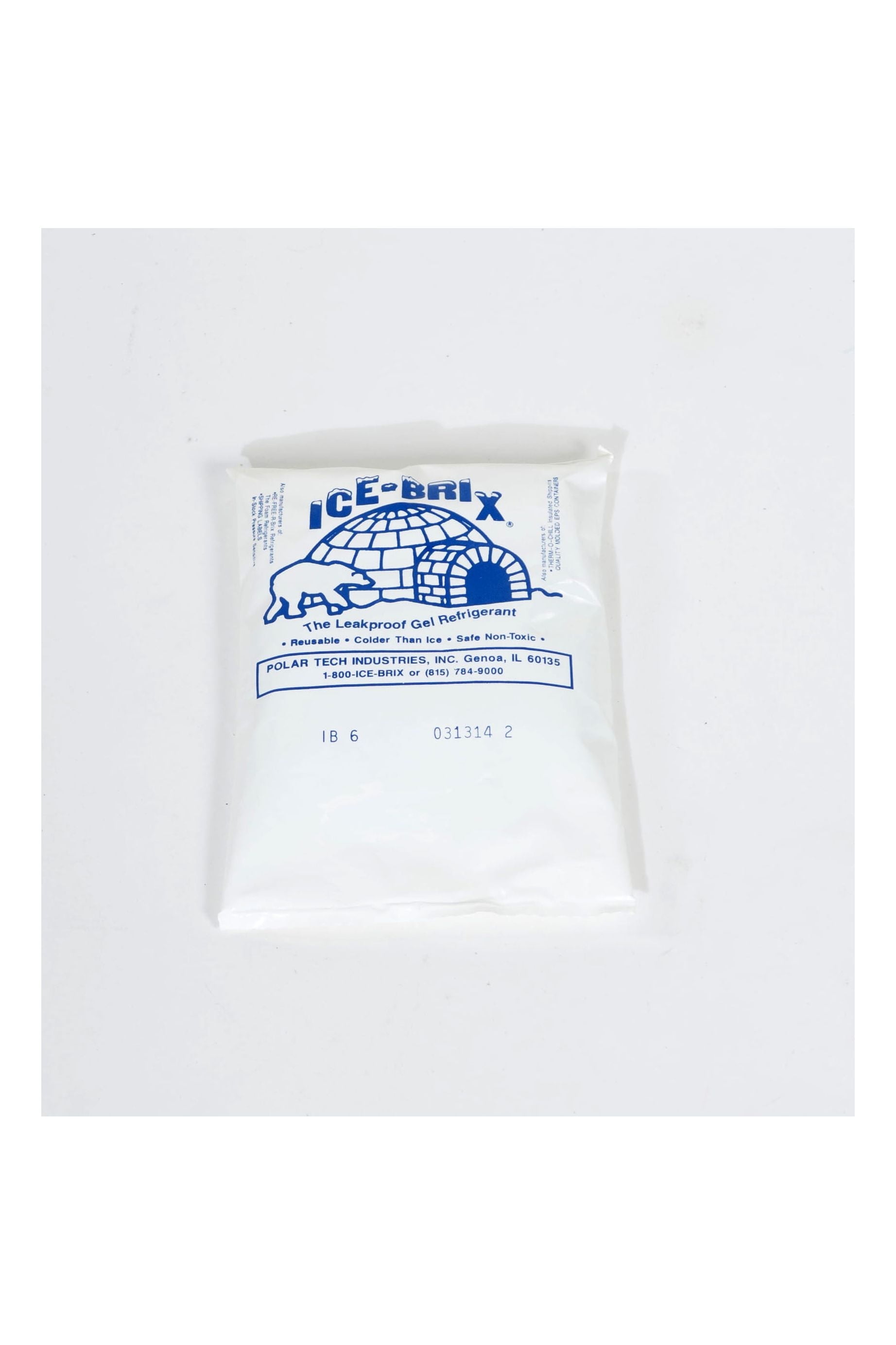 6 x 4 x 3/4" Ice Brix Cold Pack 6 oz. 96/Case - Walmart.com