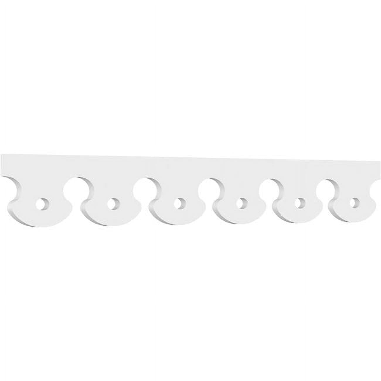 6 x 48 in. Pitch 0.62 in. Gulliver Architectural Grade PVC Running Trim ...