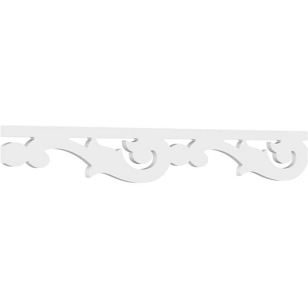 6 x 48 in. Pitch 0.62 in. Jerome Architectural Grade PVC Running Trim ...