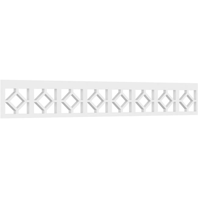 6 x 48 in. Pitch 0.62 in. Kinsman Architectural Grade PVC Running Trim ...