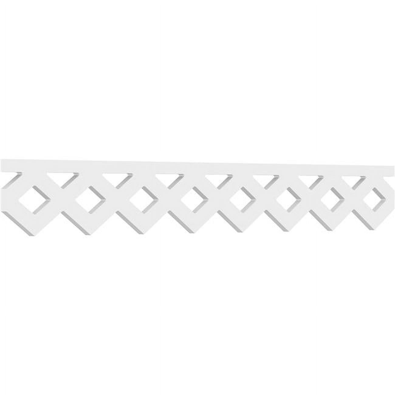 6 x 48 in. Pitch 0.62 in. Wolford Architectural Grade PVC Running Trim ...