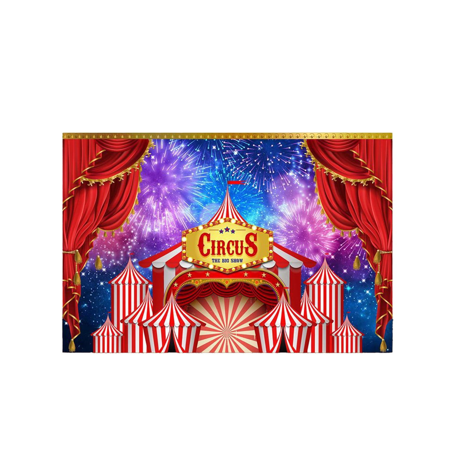 6 x 4Ft Circus Carnival Circus Theme Party Photo Backdrop, Carnival ...