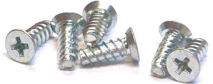 #6 x 5/16" Thread Forming Screws for Plastics (48-2) / Phillips / Flat ...