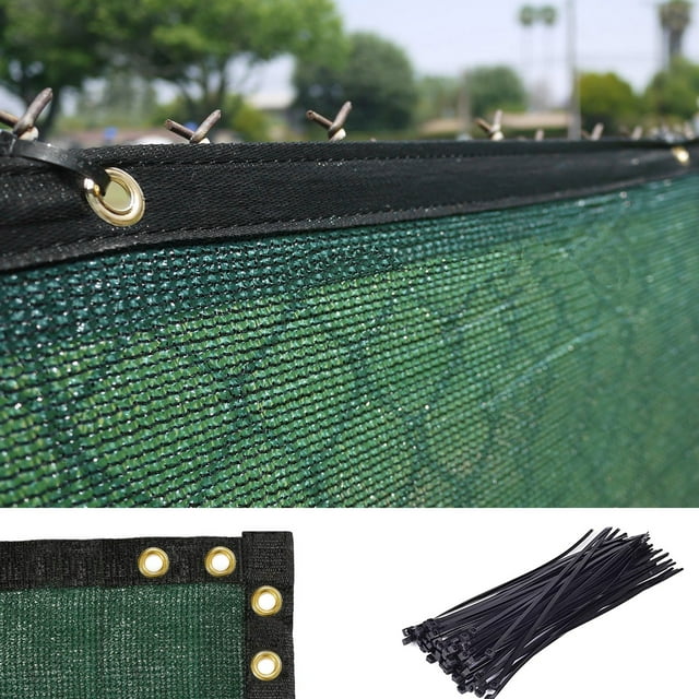 6'x50' Green Garden Privacy Fence Screen Mesh for Yard, Patio, Balcony ...