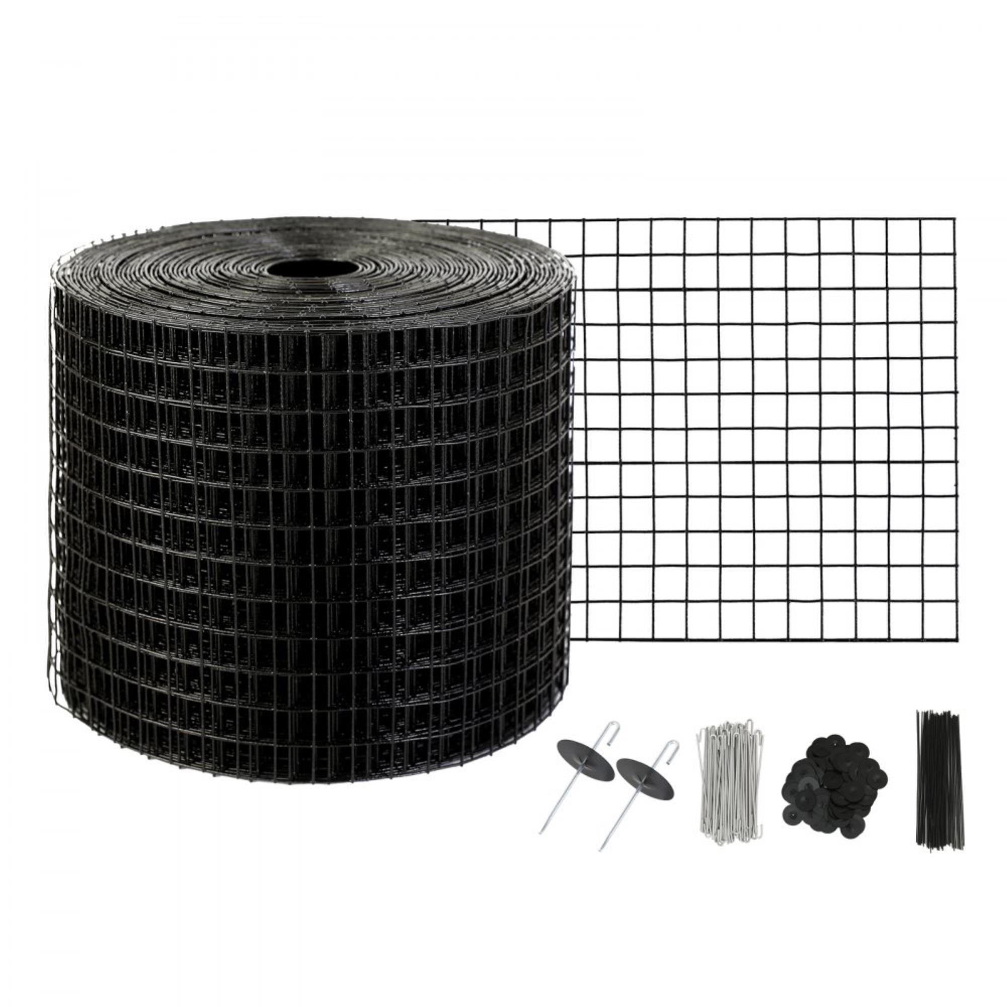 6 x 50ft Solar Panel Bird Guard Kit - Rust-proof PVC Coated Wire Mesh ...