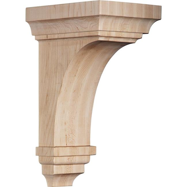 6 x 6.75 x 12 in. Large Jefferson Wood Corbel - Maple - Walmart.com