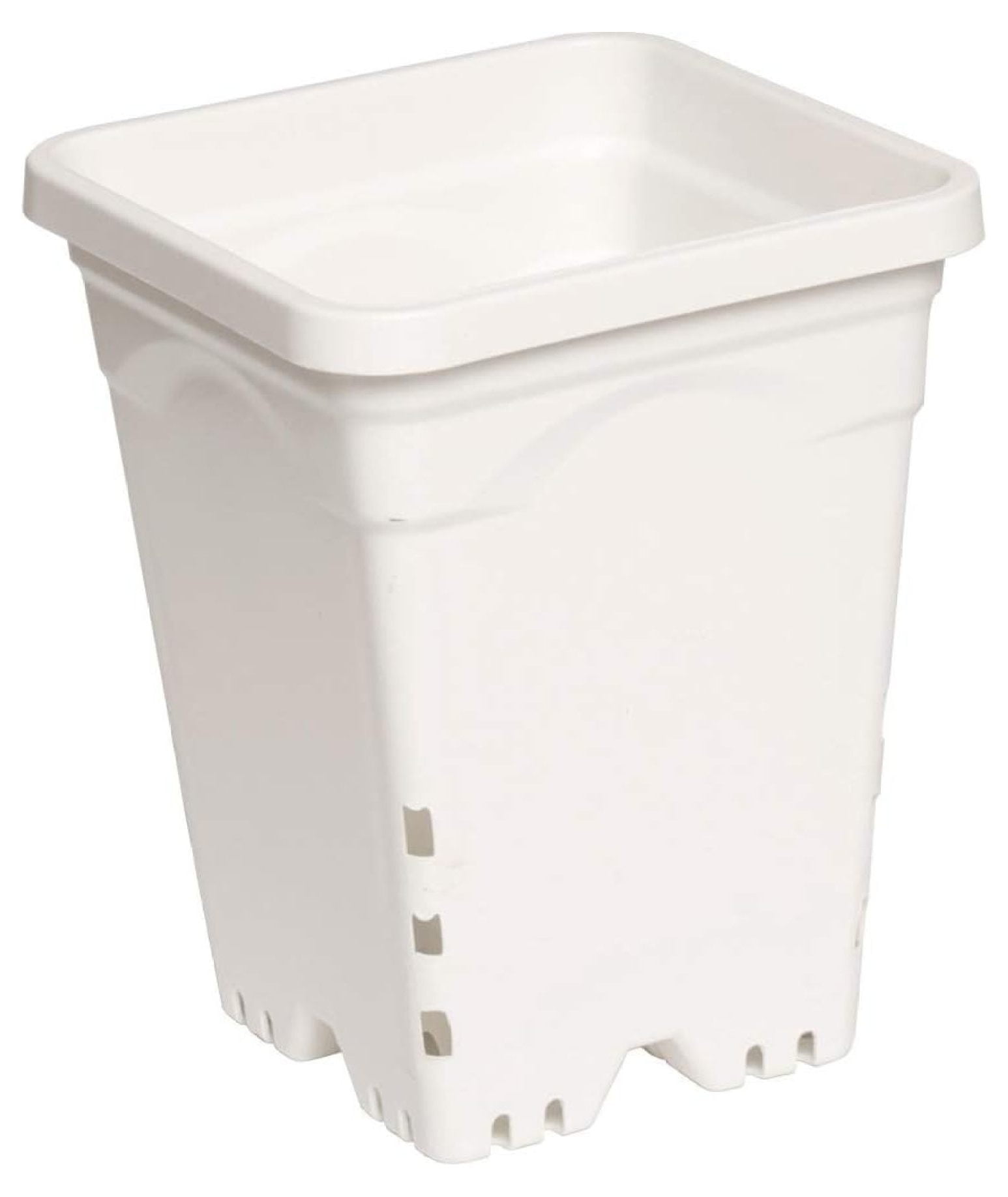 6" x 6" Square White Pot - 50 Pack - Walmart.com