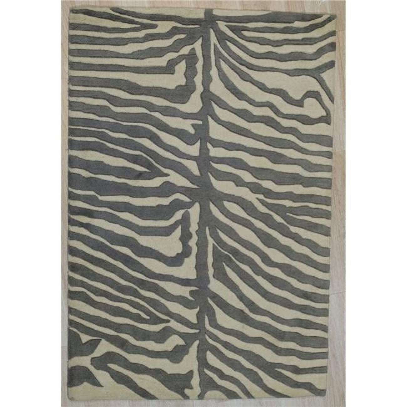 6 x 6 ft. Modern Transitional Hand Tufted Area Rug - Grey - Walmart.com