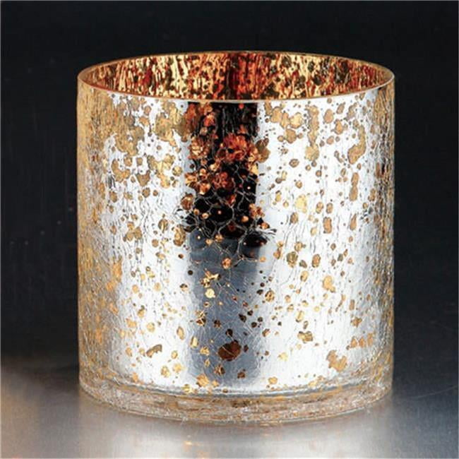 6 x 6 in. Glass Vase, Silver - Walmart.com