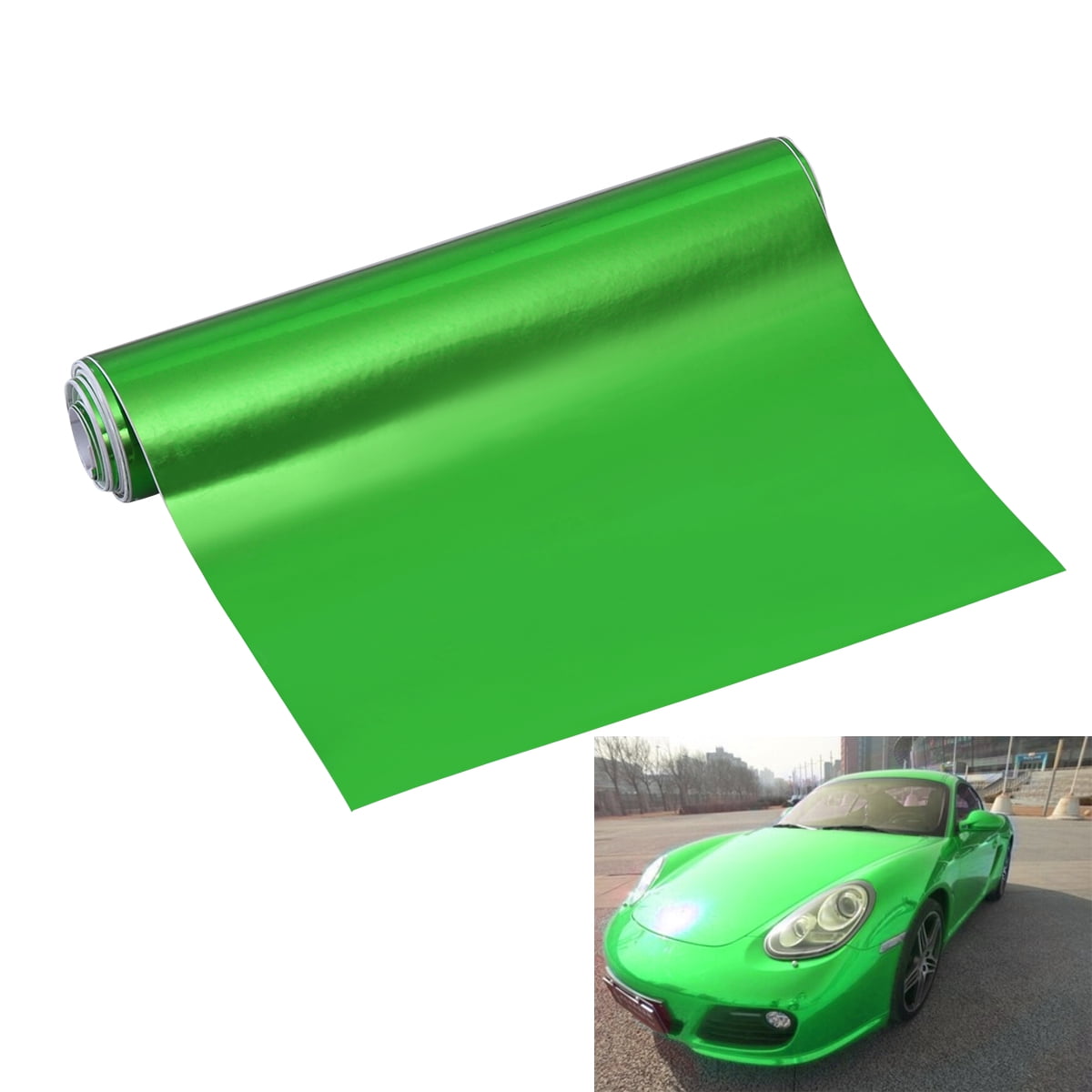 6 x 60 Inch Car Satin Matte Plating Vinyl Film Wrap Sticker Sheet Air ...