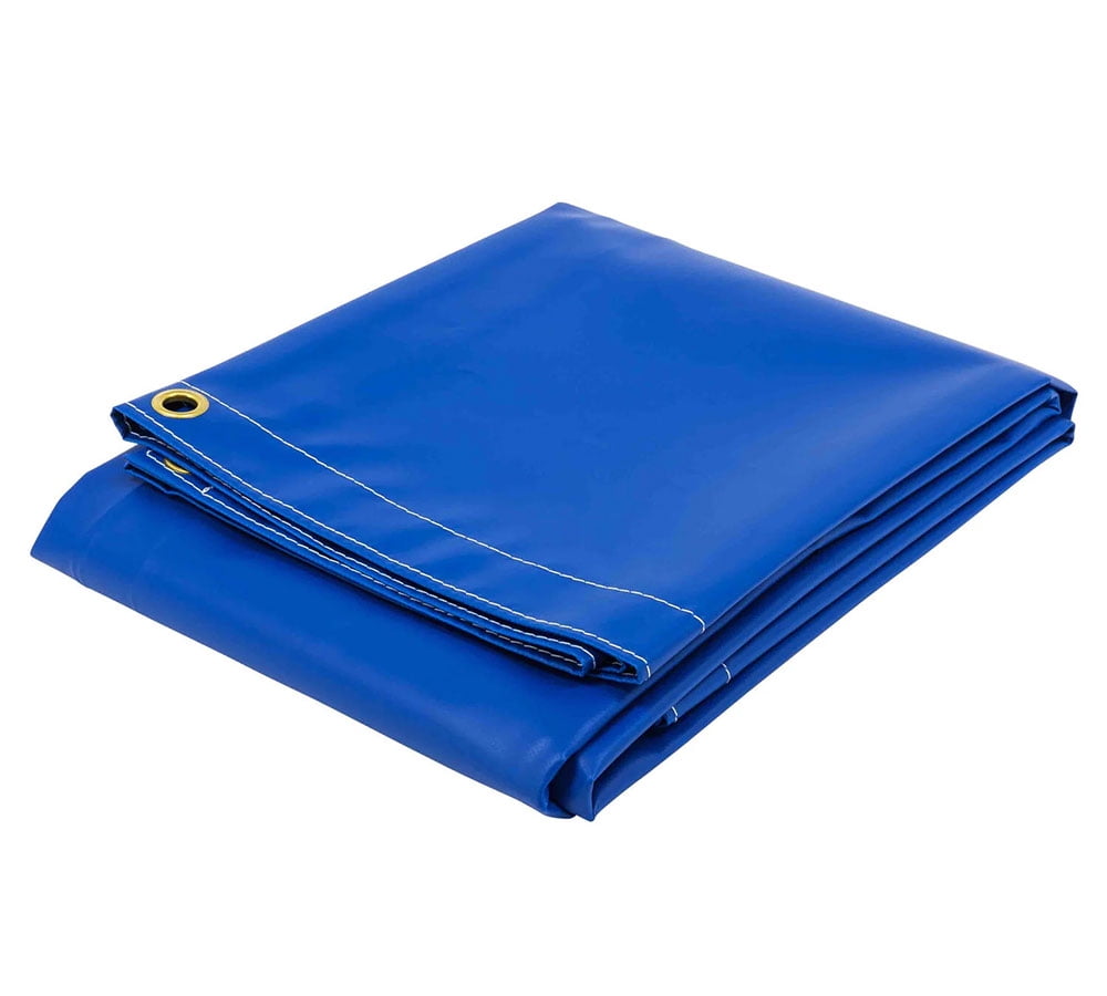 6' x 8' Heavy Duty BLUE 18oz Vinyl Utility Tarp Waterproof ...
