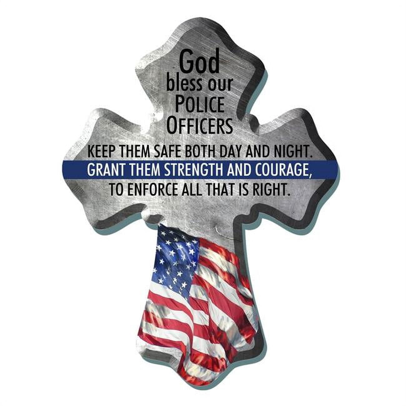 6 x 8 in. Police Officer Wall Cross - Walmart.com