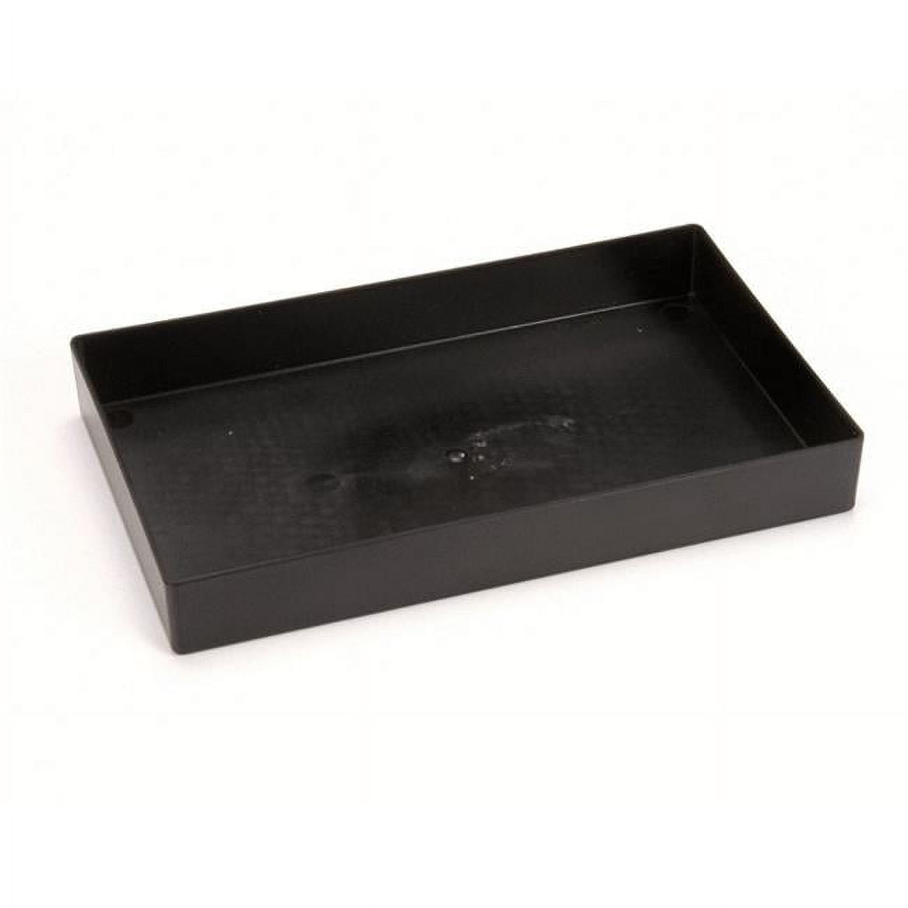 6 x 9.75 in. Plastic Condenser Drain Pan for GDM-07, Black - Walmart.com