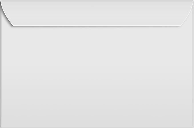 6 x 9 Booklet Envelopes (Open-Side) - 50 Envelopes - Sturdy 24lb White ...