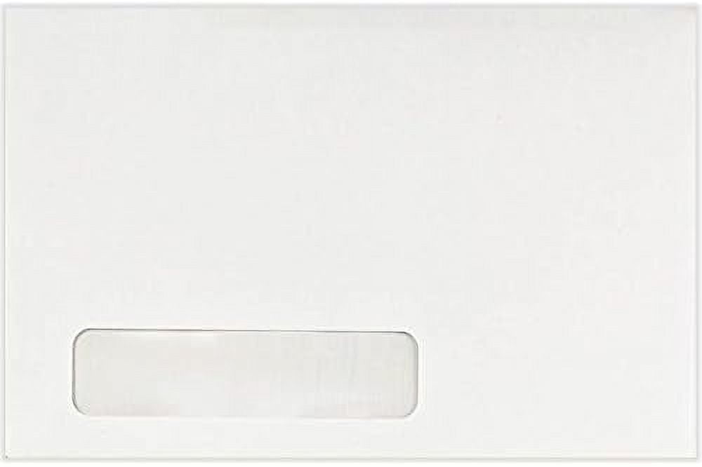 6 x 9 Booklet Window Envelopes | Bright White | 24lb. Text | 250 Qty ...