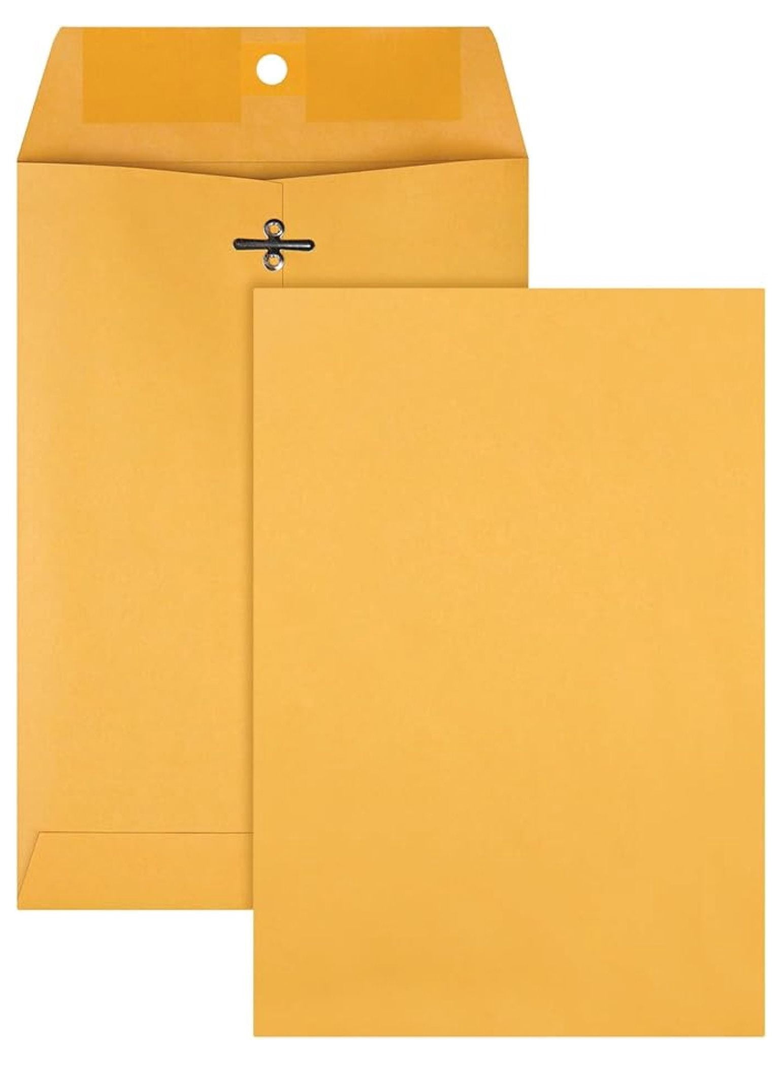 6 x 9 Clasp Envelopes, Clasp and Gummed Closures for Storing or Mailing ...