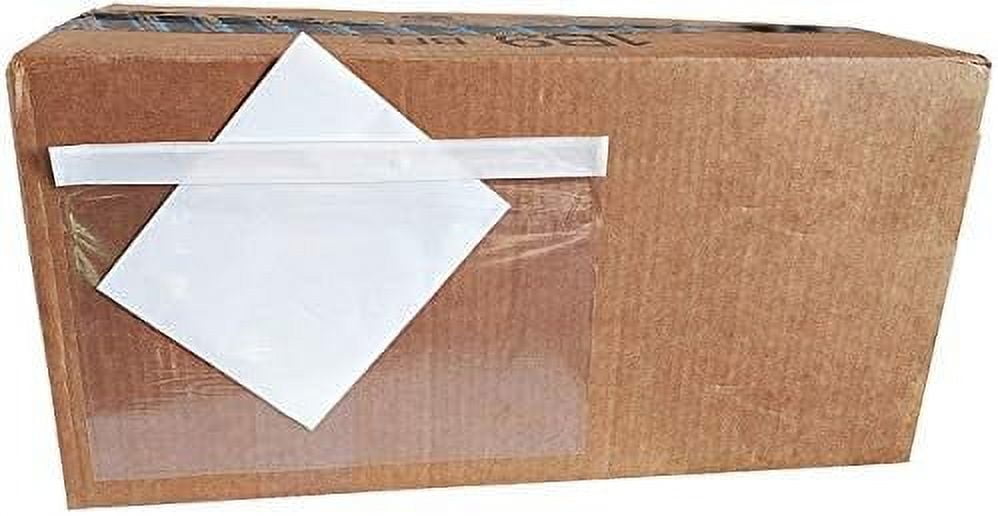 6" x 9" Clear Adhesive Top Loading Packing List Shipping Label ...
