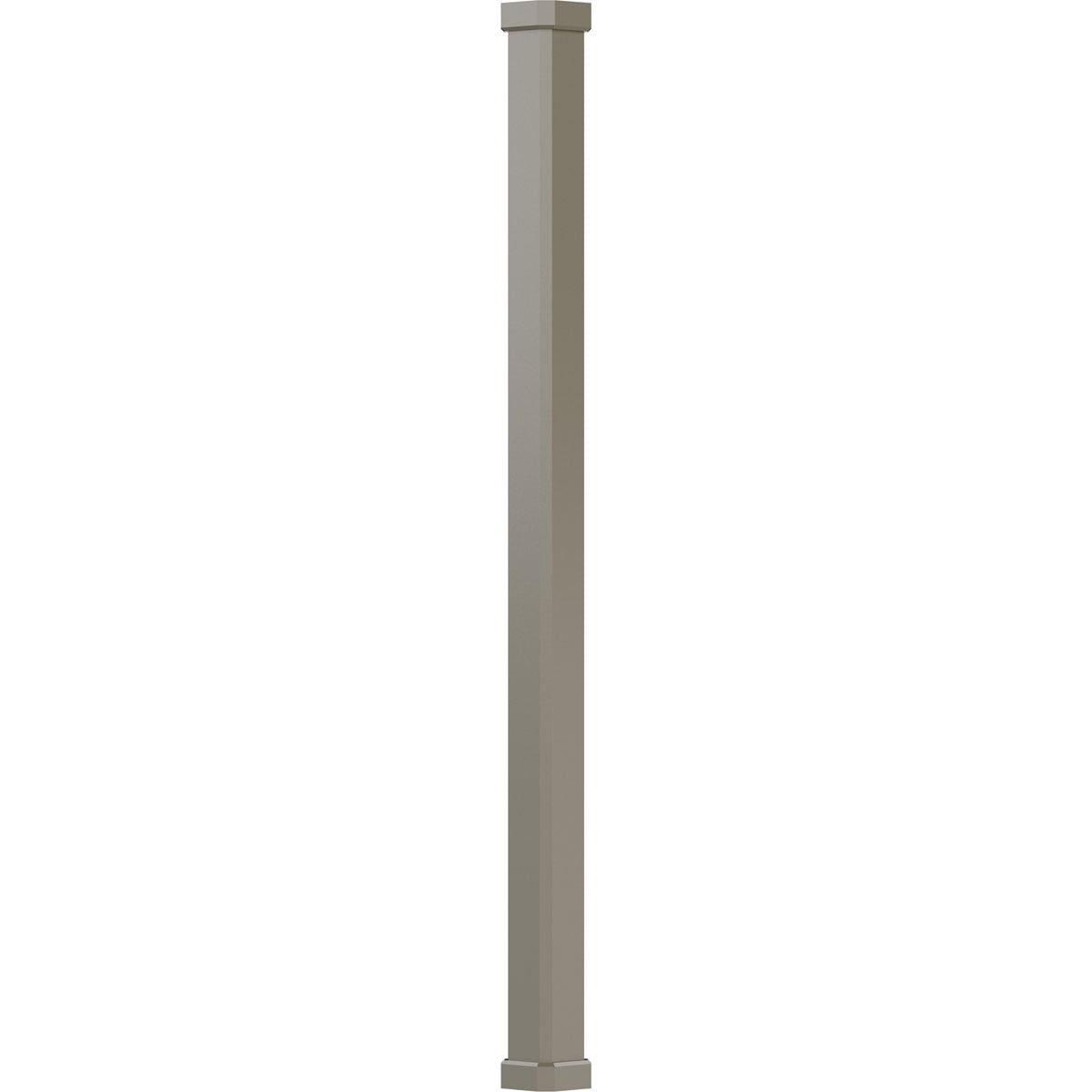 6" x 9' Endura-Aluminum Craftsman Style Column, Square Shaft (Load ...