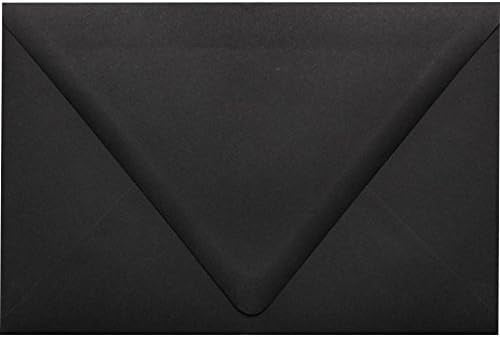 6 x 9 Flap Booklet Envelopes | Midnight Black | 80lb. Text | 500 Qty ...