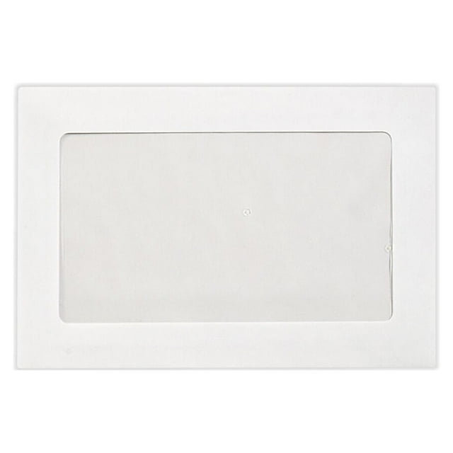 6 x 9 Full Face Window Envelopes - 28lb. Bright White (50 Qty ...