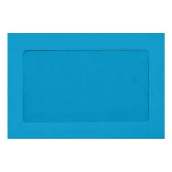 6 x 9 Full Face Window Envelopes | Pool Blue | 80lb. Text | 500 Qty ...