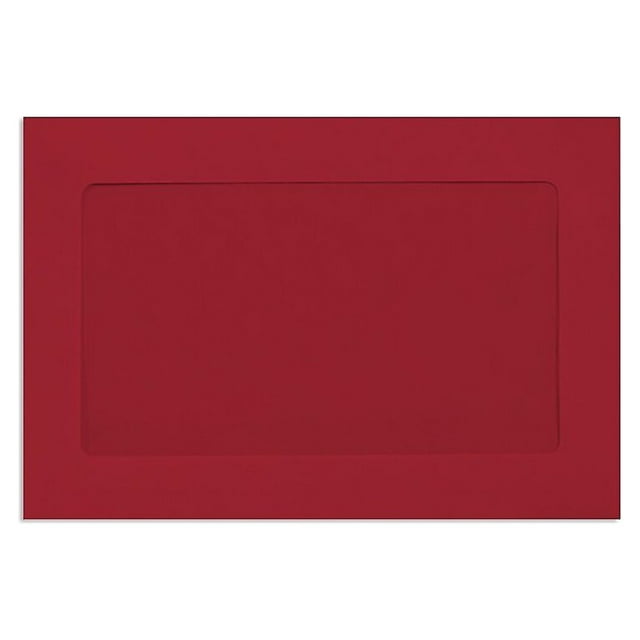 6 x 9 Full Face Window Envelopes - Ruby Red (500 Qty.) - Walmart.com