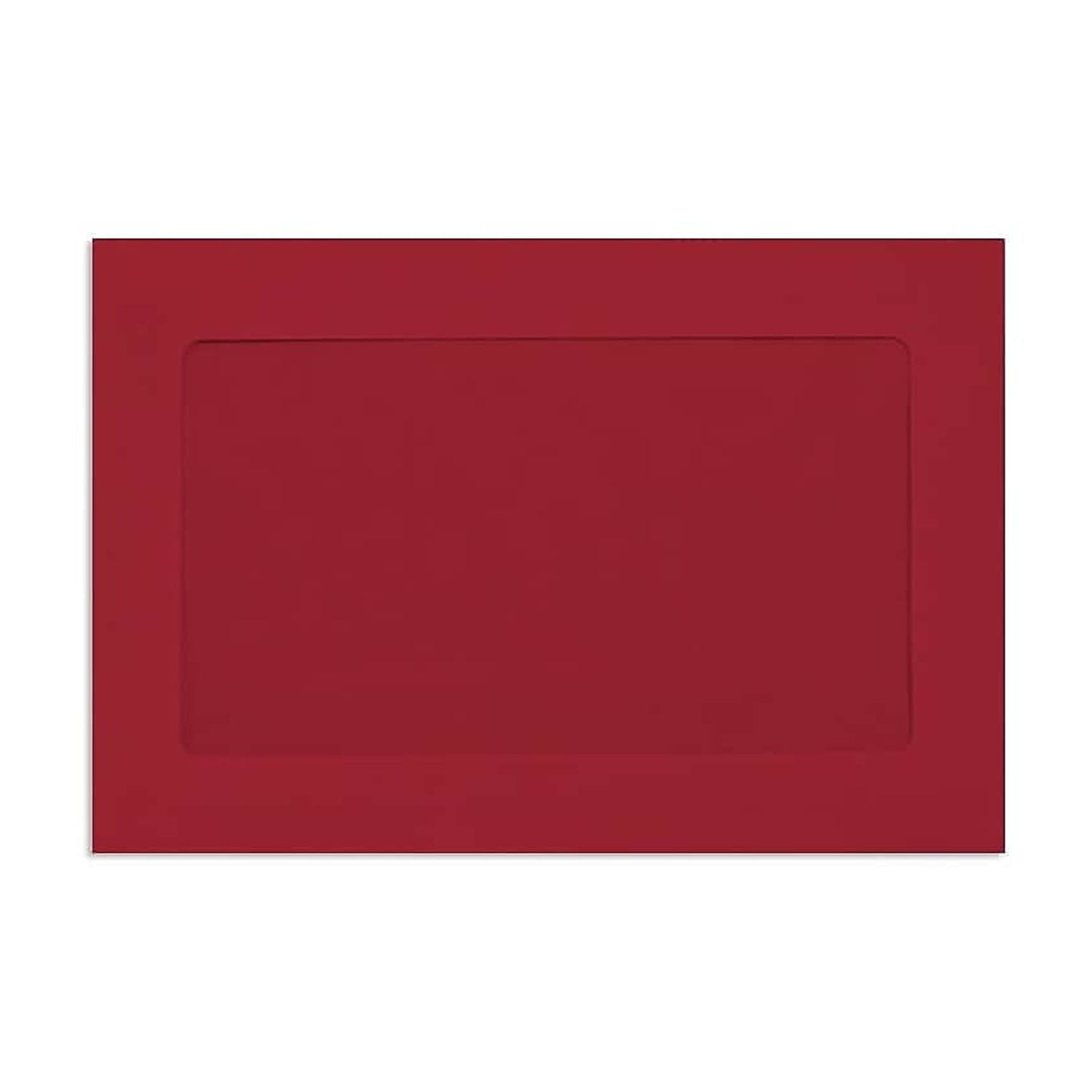 6 x 9 Full Face Window Envelopes - Ruby Red (500 Qty.) - Walmart.com