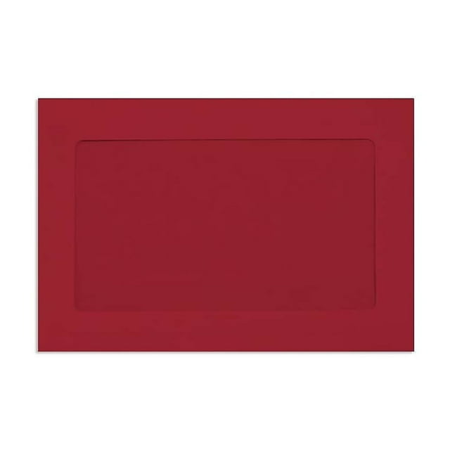 6 x 9 Full Face Window Envelopes - Ruby Red (500 Qty.) - Walmart.com