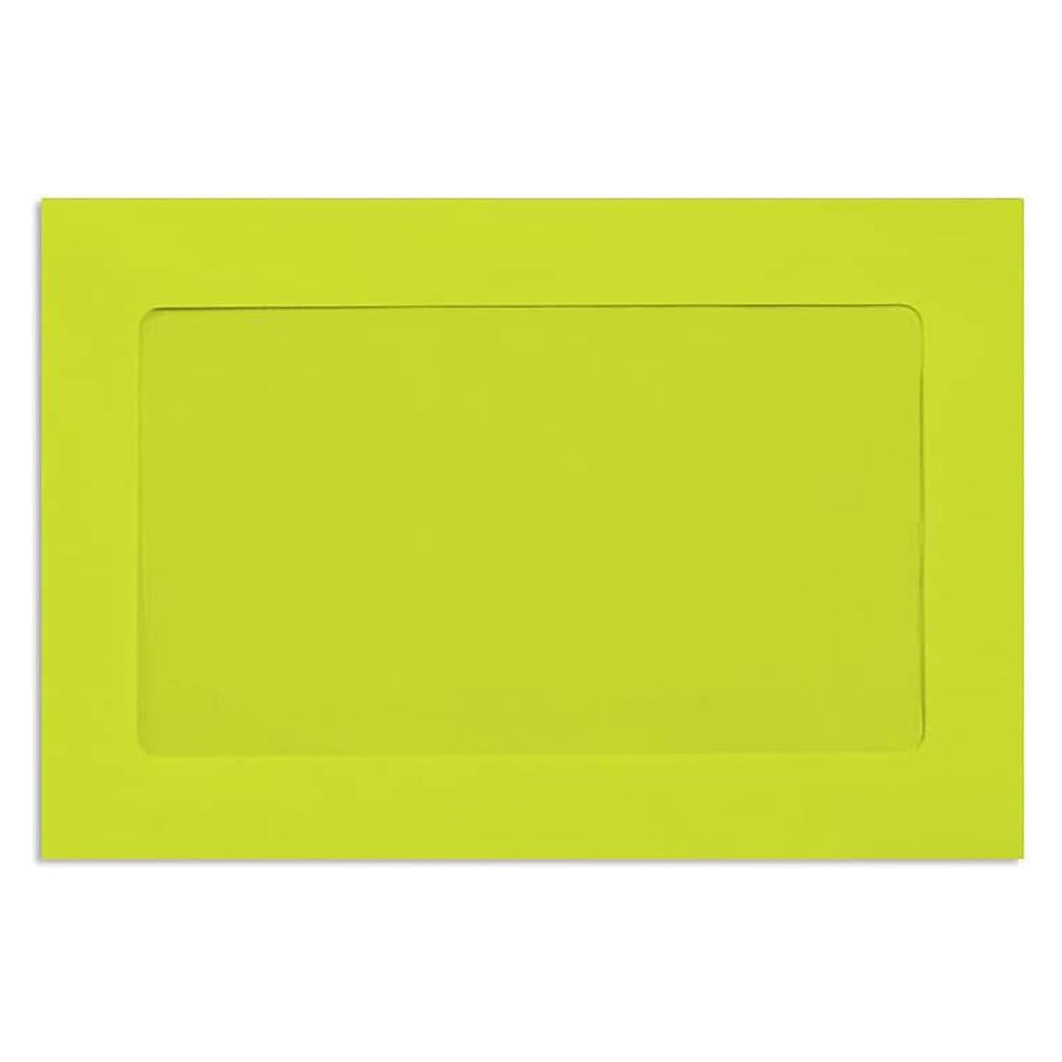 6 x 9 Full Face Window Envelopes - Wasabi (1000 Qty.) - Walmart.com