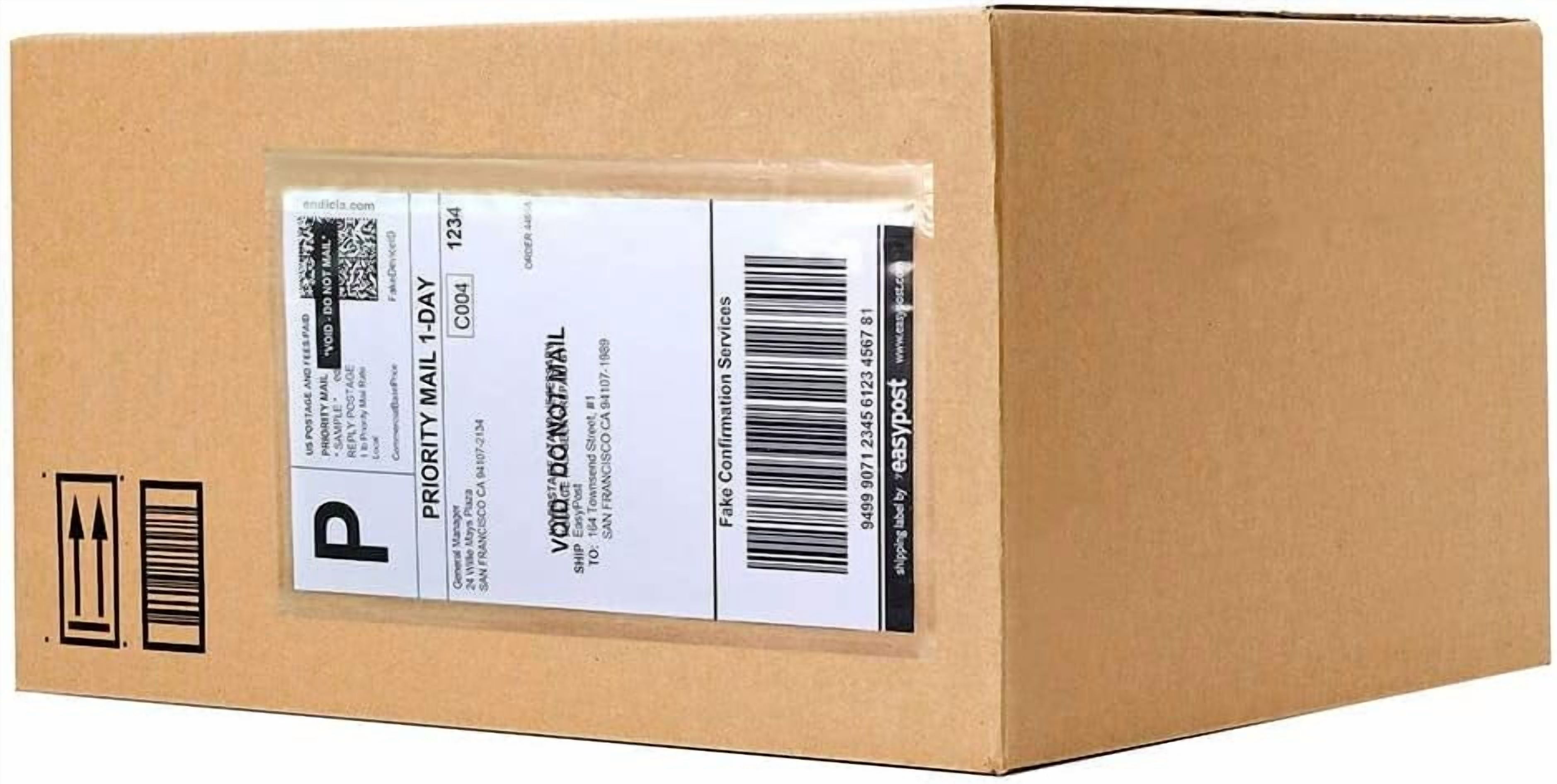 6" x 9" Packing List Envelopes, 1000 Packs Clear Self Adhesive Shipping ...