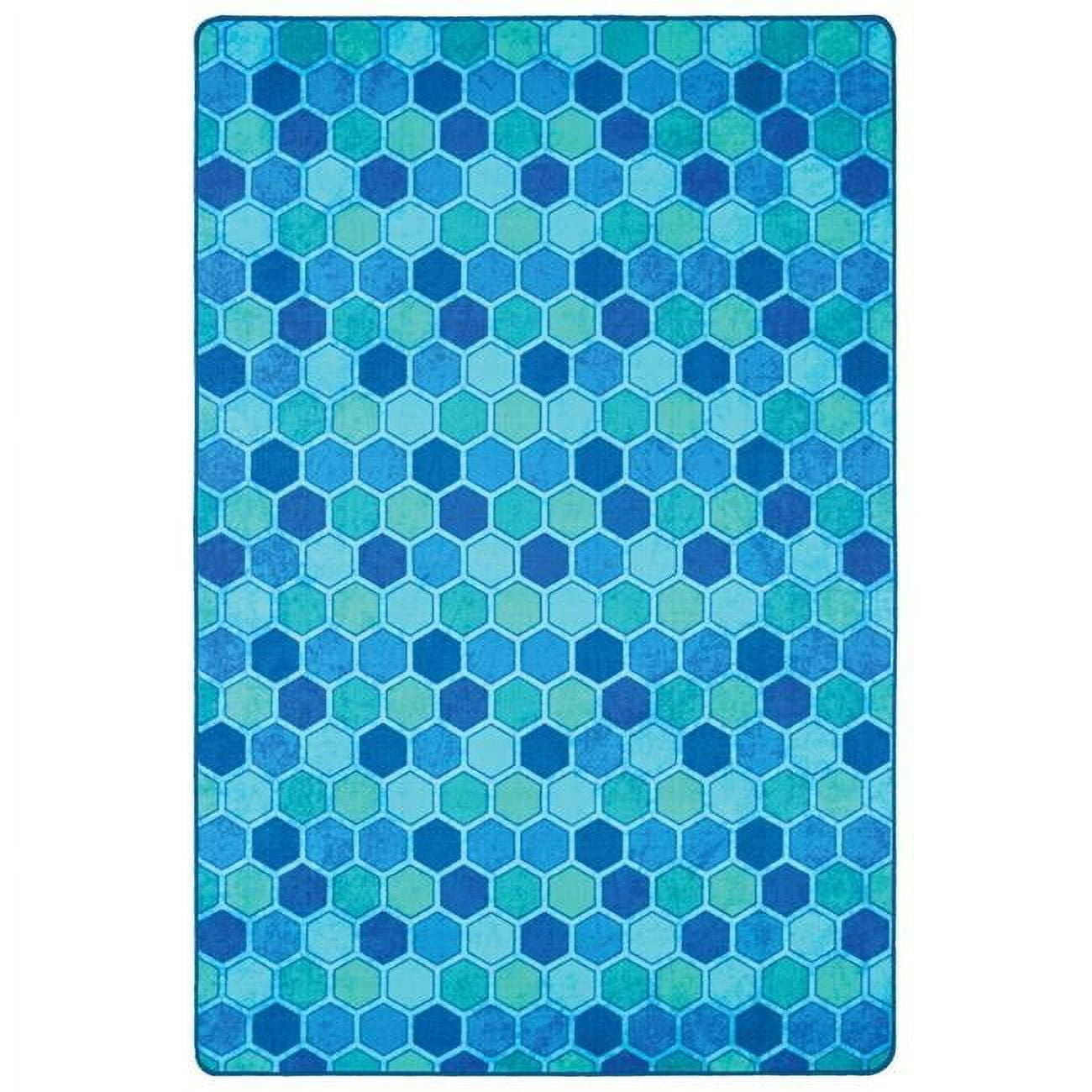 6 x 9 ft. Rectangle Honeycomb Pattern Rug - Walmart.com