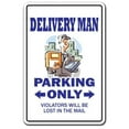 6 x 9 in. Delivery Man Decal - Deliver Job Package UPS Fedex United ...