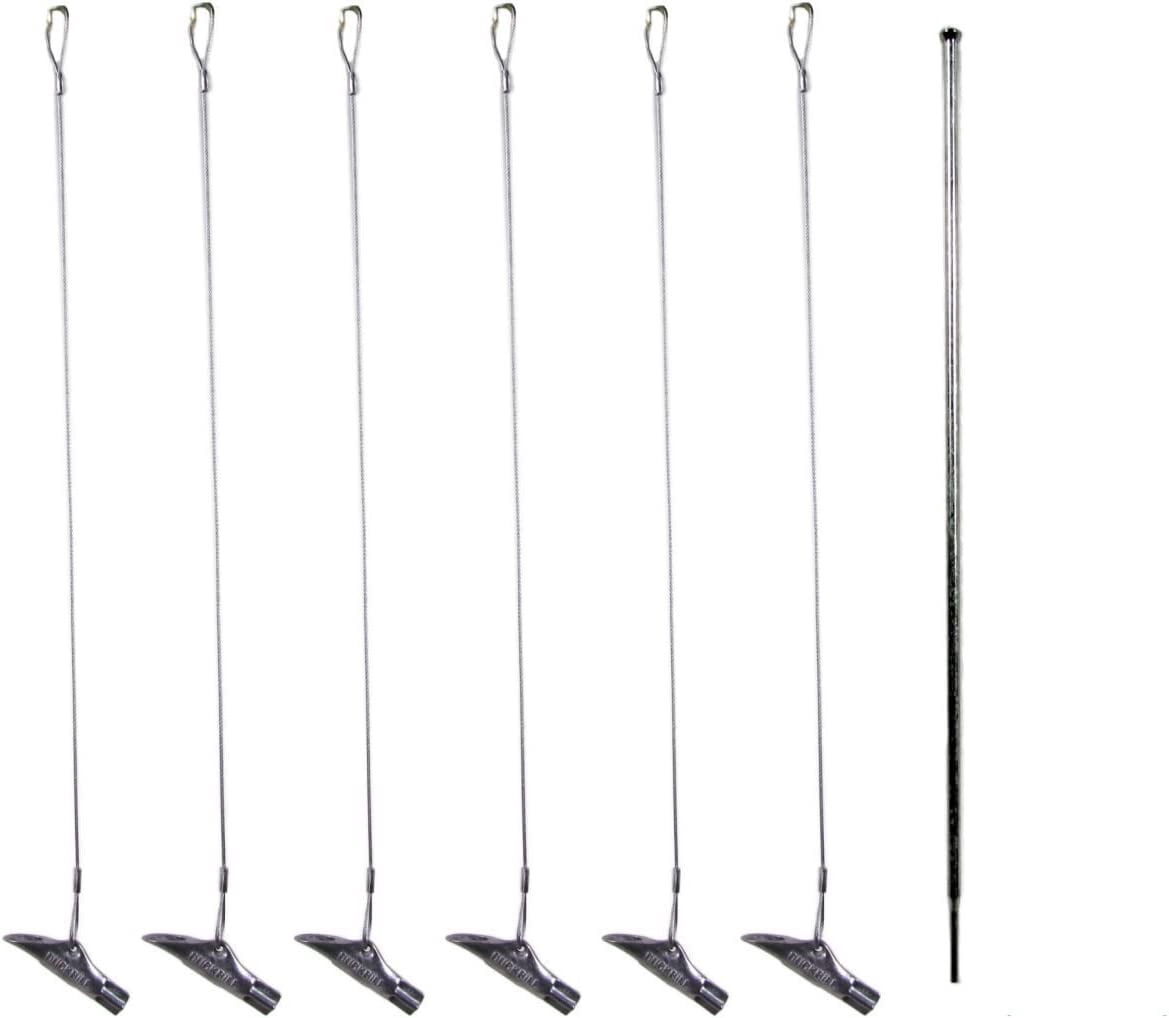 6 x Duckbill 40-DB1 Earth Anchors 20" Long with Drive Tool - Walmart.com