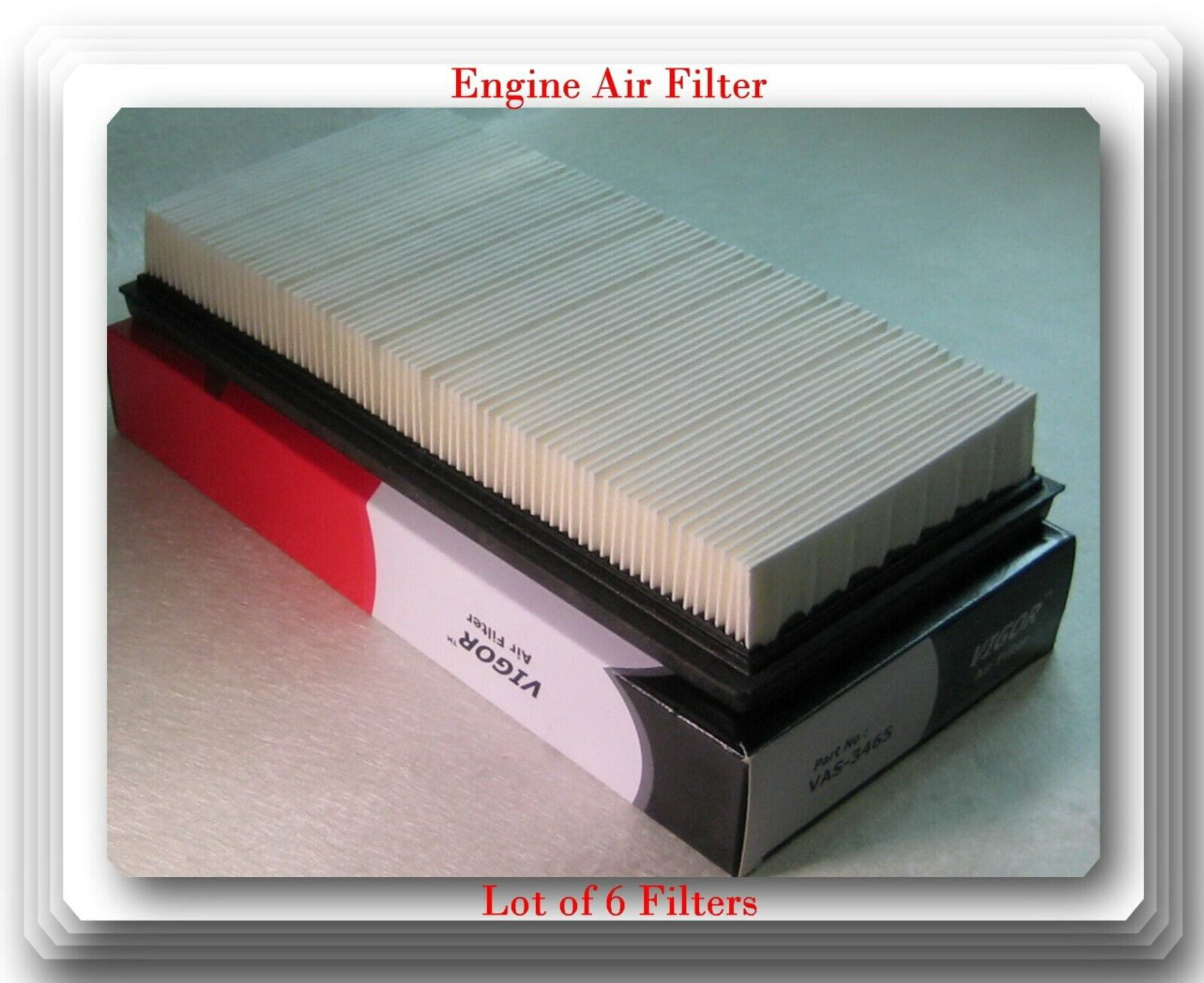 6 x Eng Air Filter Fits:OEM25096099 Audi Chrysler Eagle Dodge Ford ...