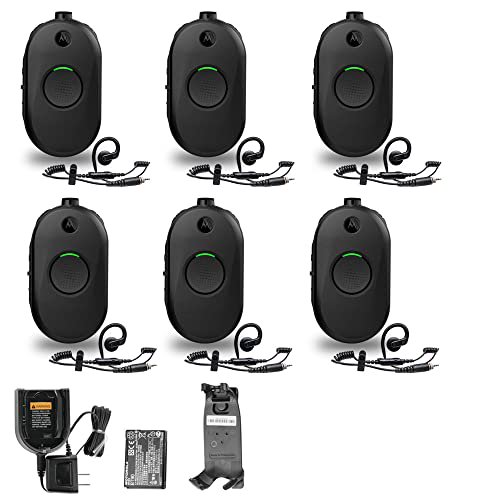 6 x Motorola CLP1010e 1-Channel 2-Way UHF Business Radio (CLP1010E ...