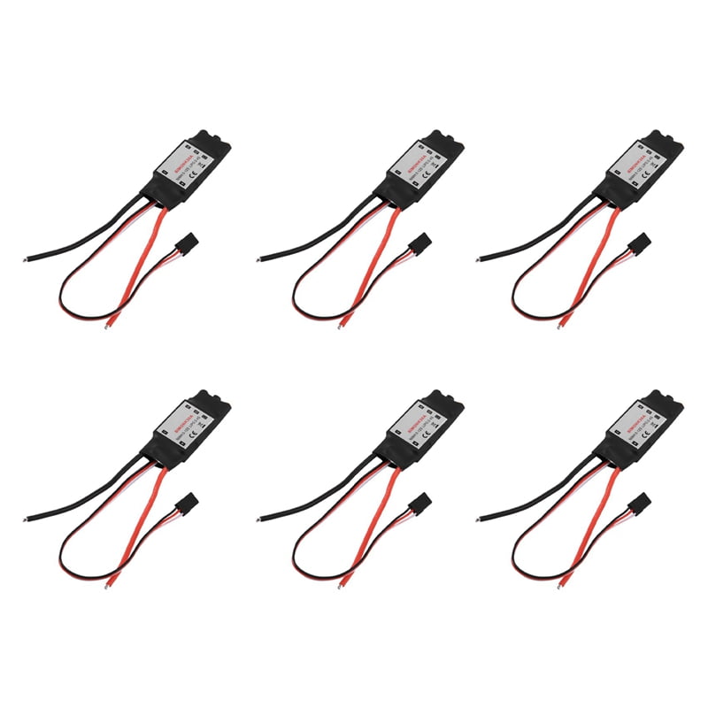 6 x SIMONK 30A ESC Brushless Speed Controller-Black - Walmart.com