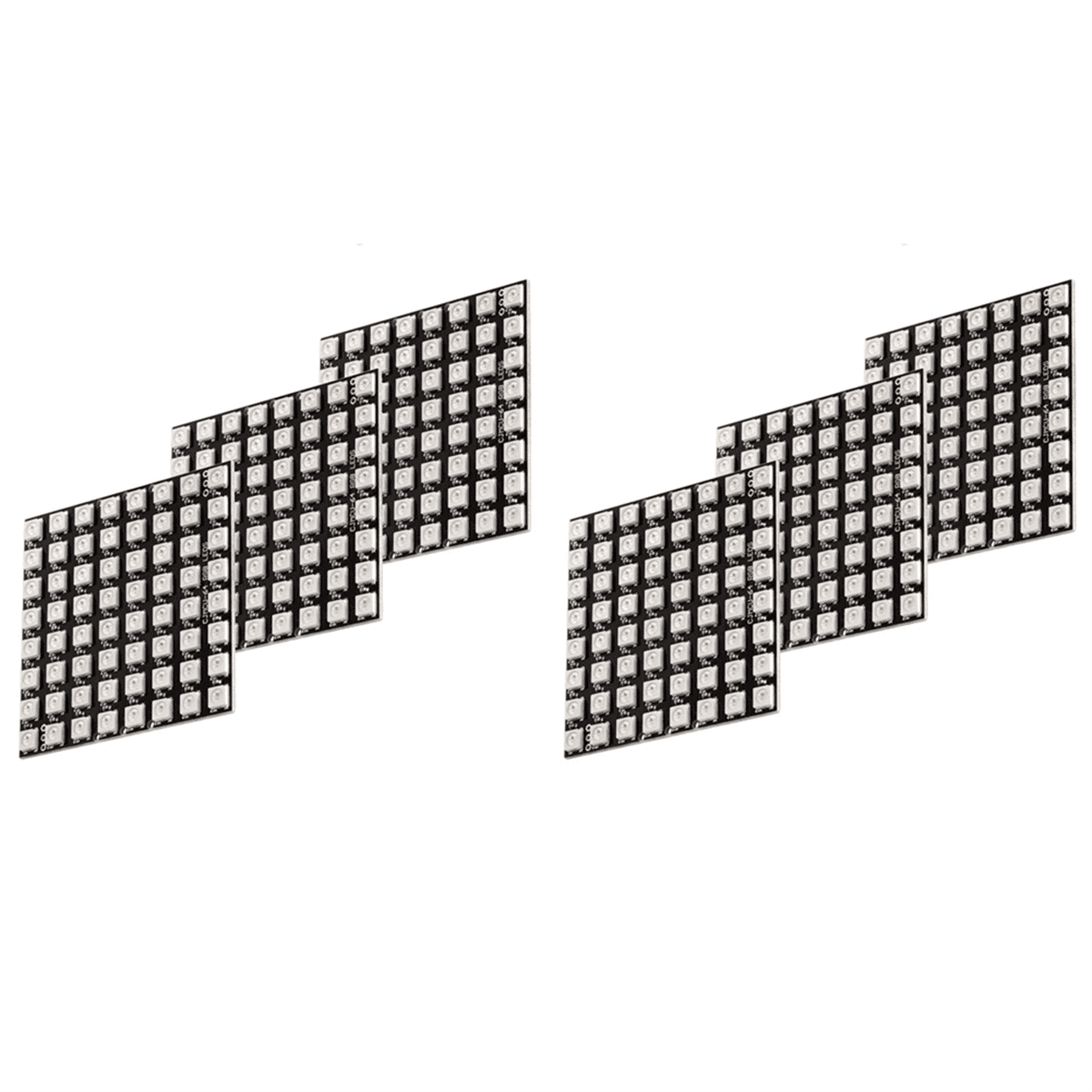 6 x U 64 LED Panel CJMCU-8X8 Module Compatible with for and for ...