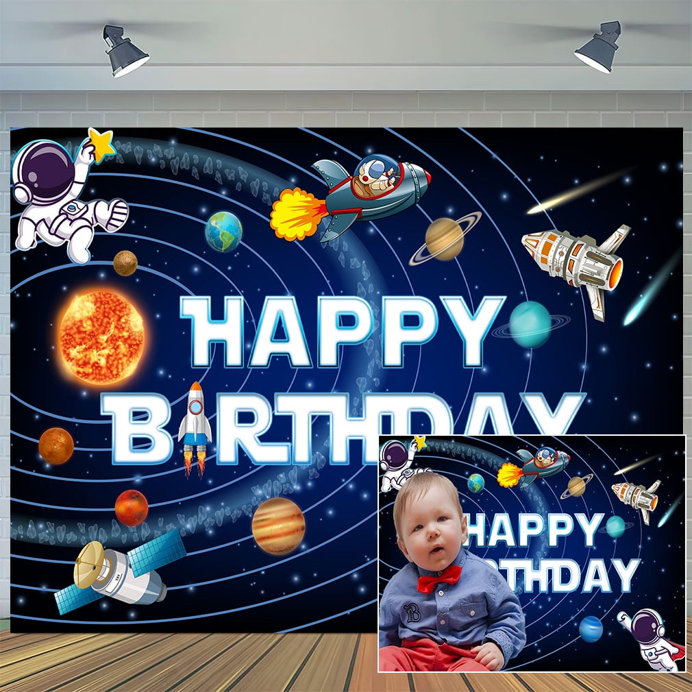 6 x 6 ft Birthday Backdrop Urban Vintage Hip Hop Birthday Party Background Gold Chain Tape ...