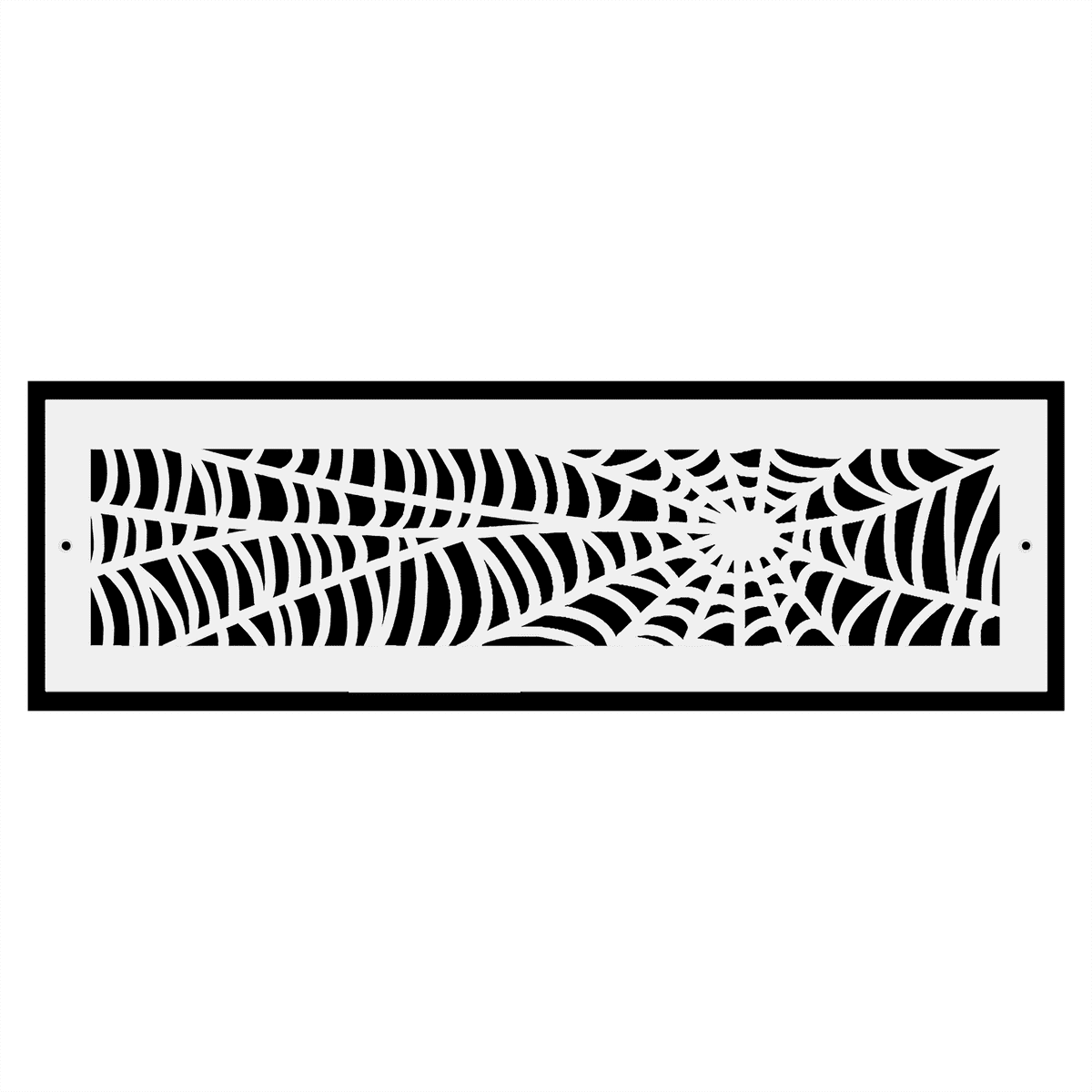 6"x30" Spooky Gothic Air Return Vent Cover in Spider Web Design Cast ...